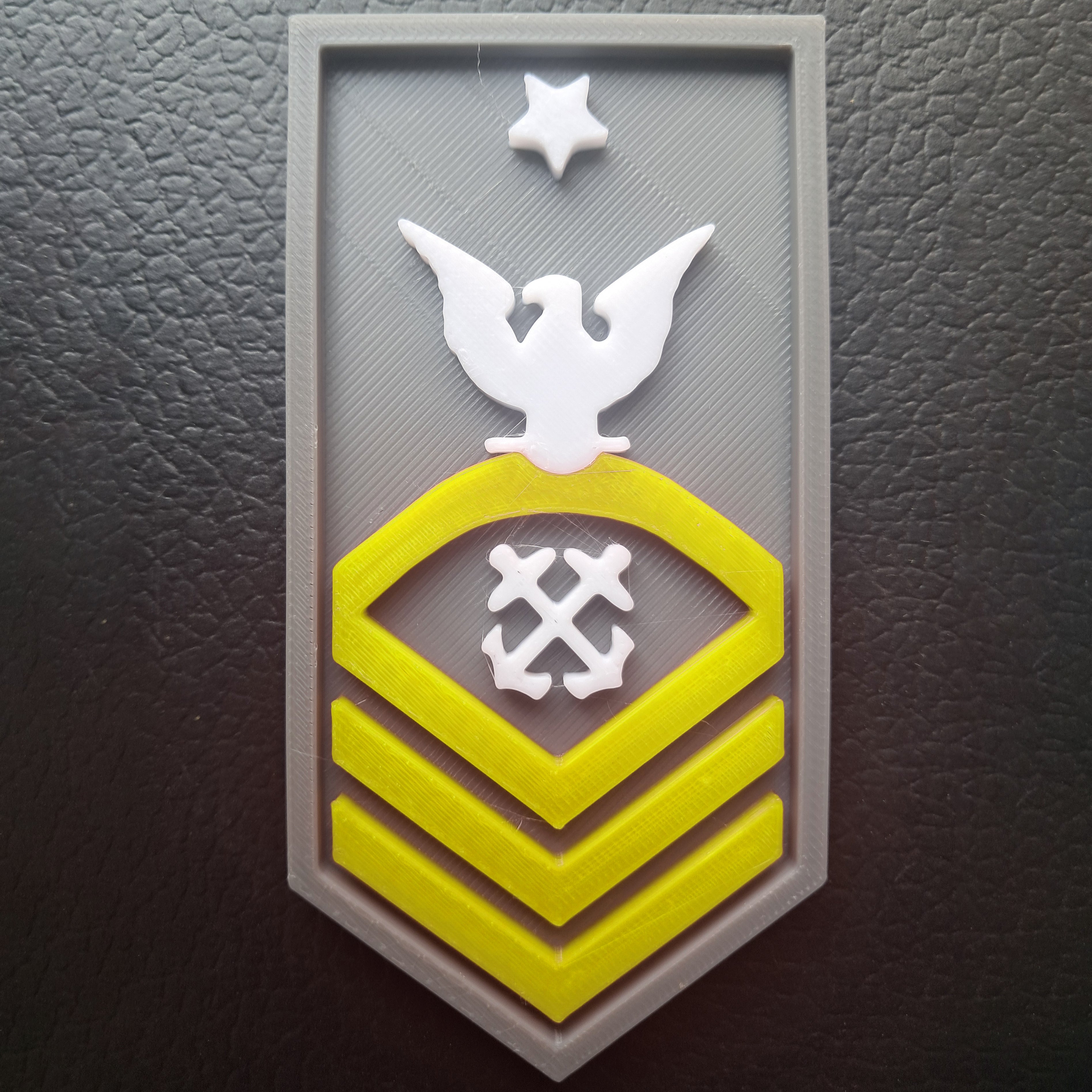 US Navy Senior Chief Petty Officer Insignia Symbols 3D STL Files For 3 ...